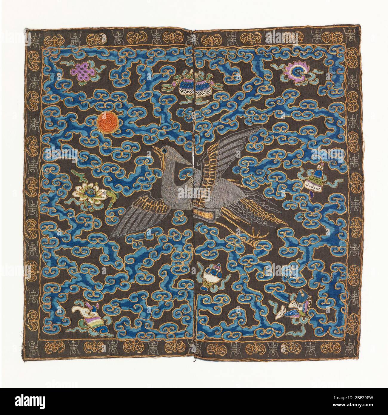 Rank badge. Mandarin square for civil official of the second rank. A ...