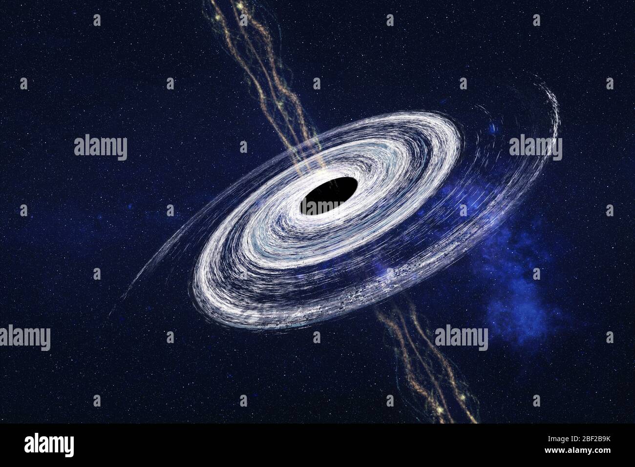 Pulsar In A Black Hole