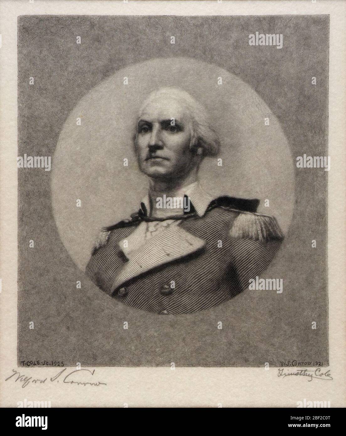 Portrait of George Washington Stock Photo - Alamy