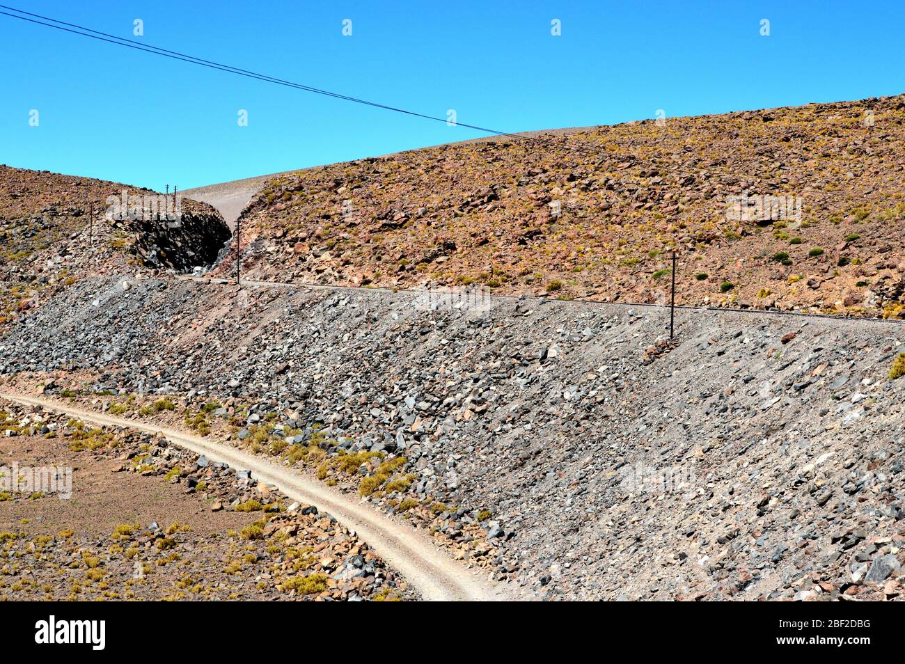 The route and the train tracks run parallel trough the heigts of Caipe ...