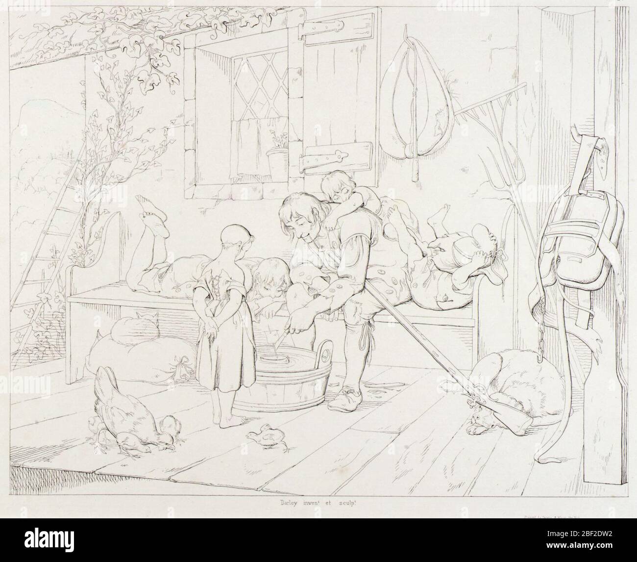 Rip van winkle illustration hi-res stock photography and images - Alamy