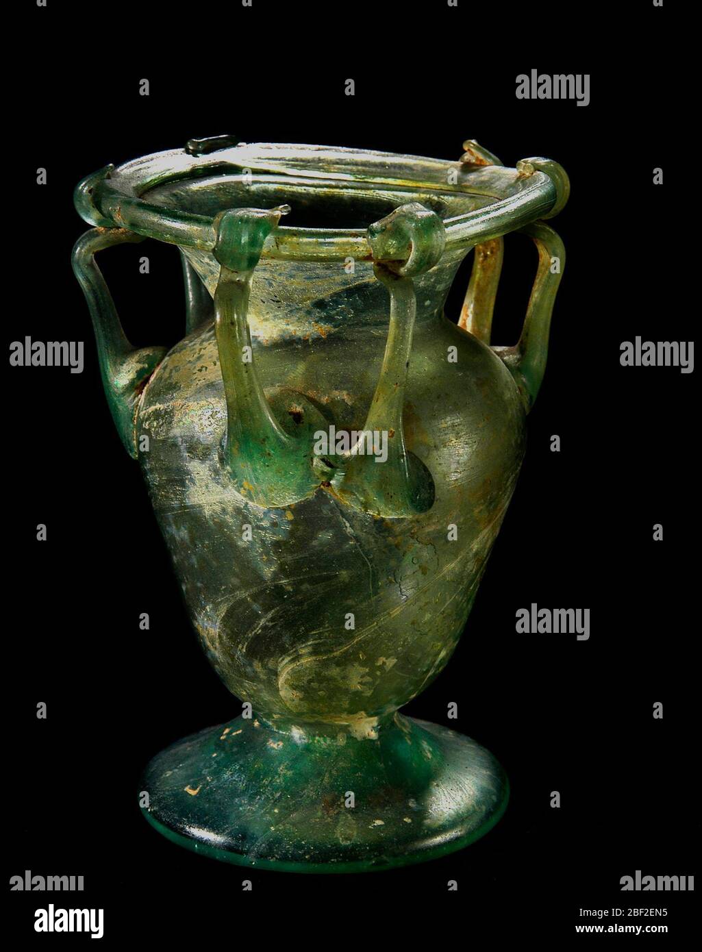 Vase. Most of the glass vessels in this case date from the first ...