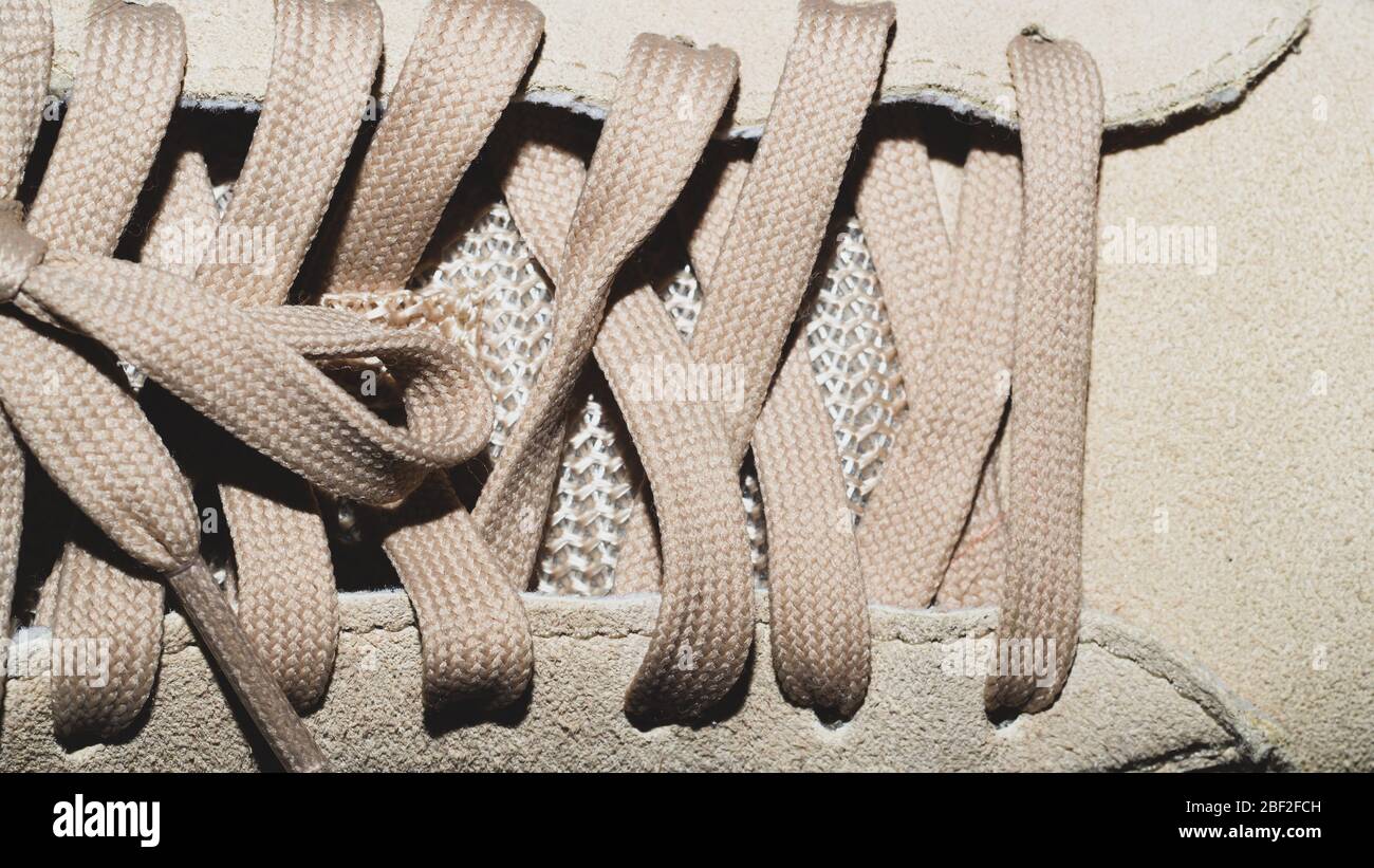 Shoes lacing hi-res stock photography and images - Alamy