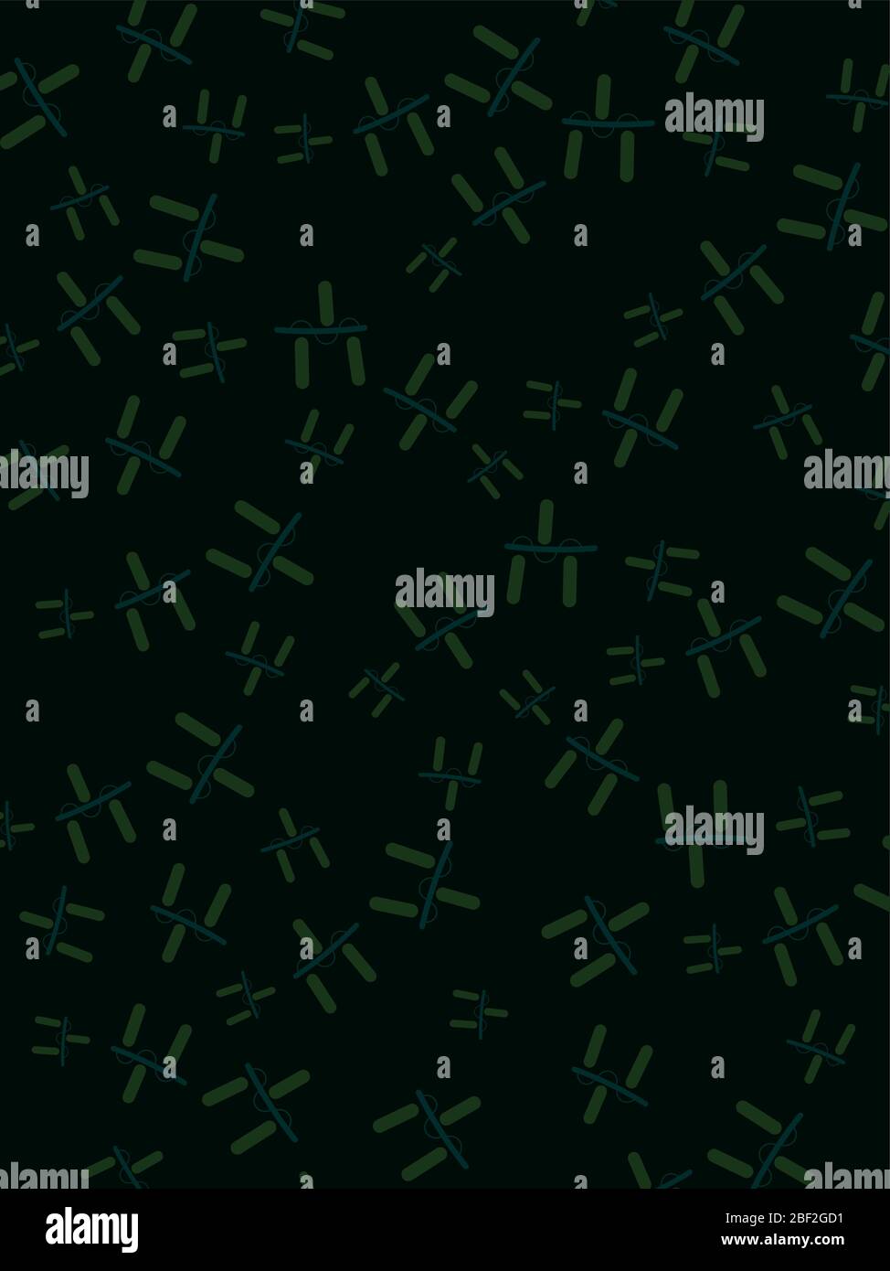 Abstract dark green background with light green decorative elements ...