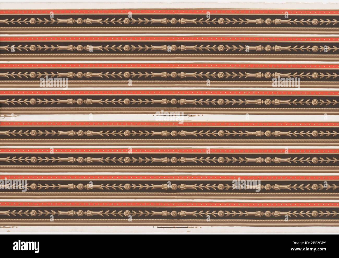 Red And Black Chevron Border