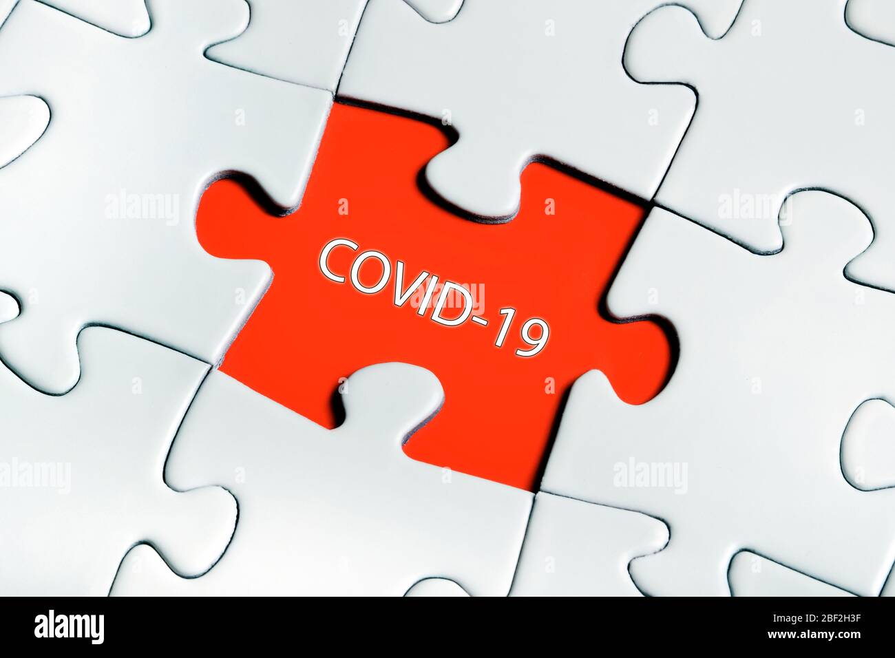 puzzle with Covid-19 words Stock Photo - Alamy