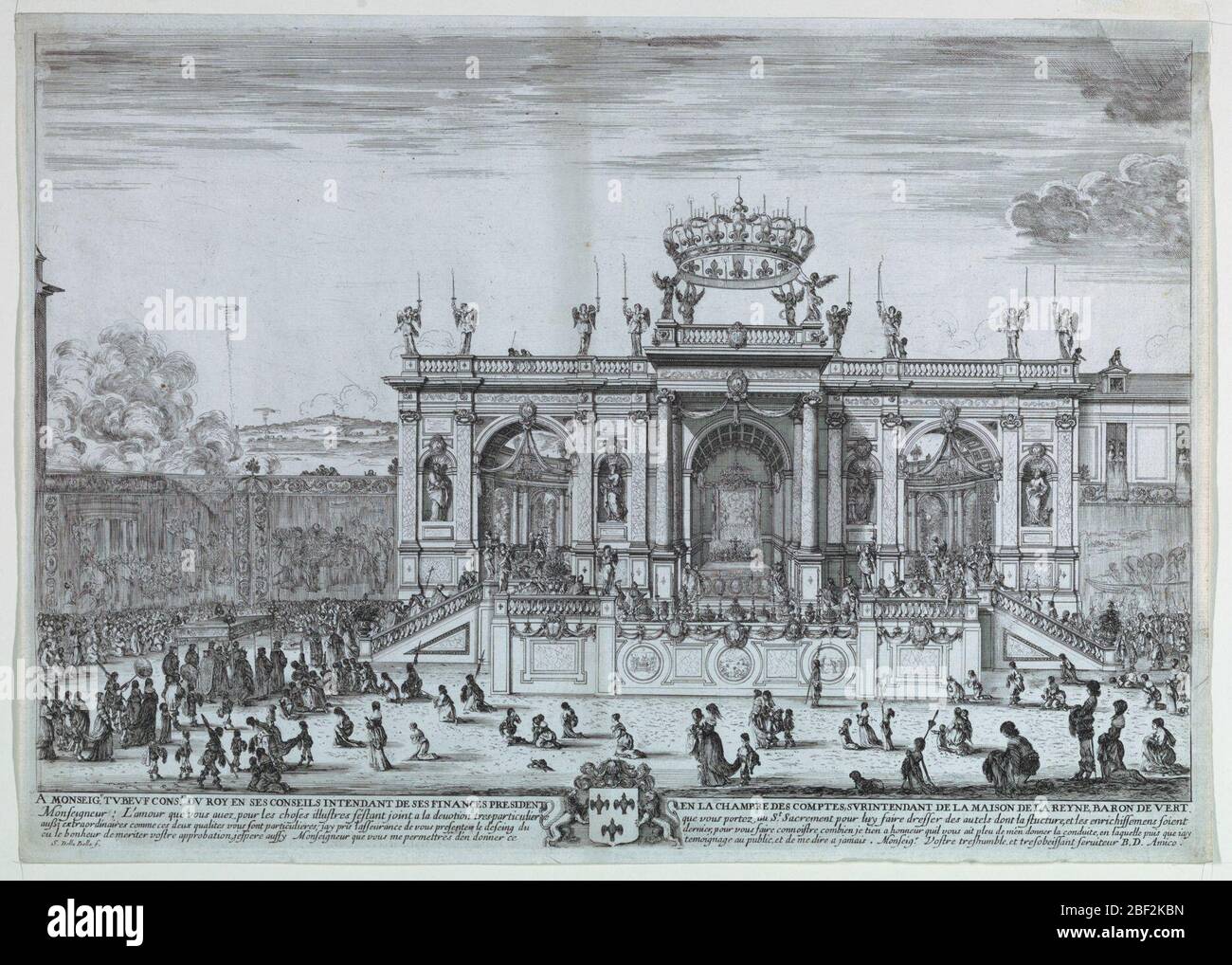 The Exposition of the Holy Sacrament Attended by Louis XIV and His ...