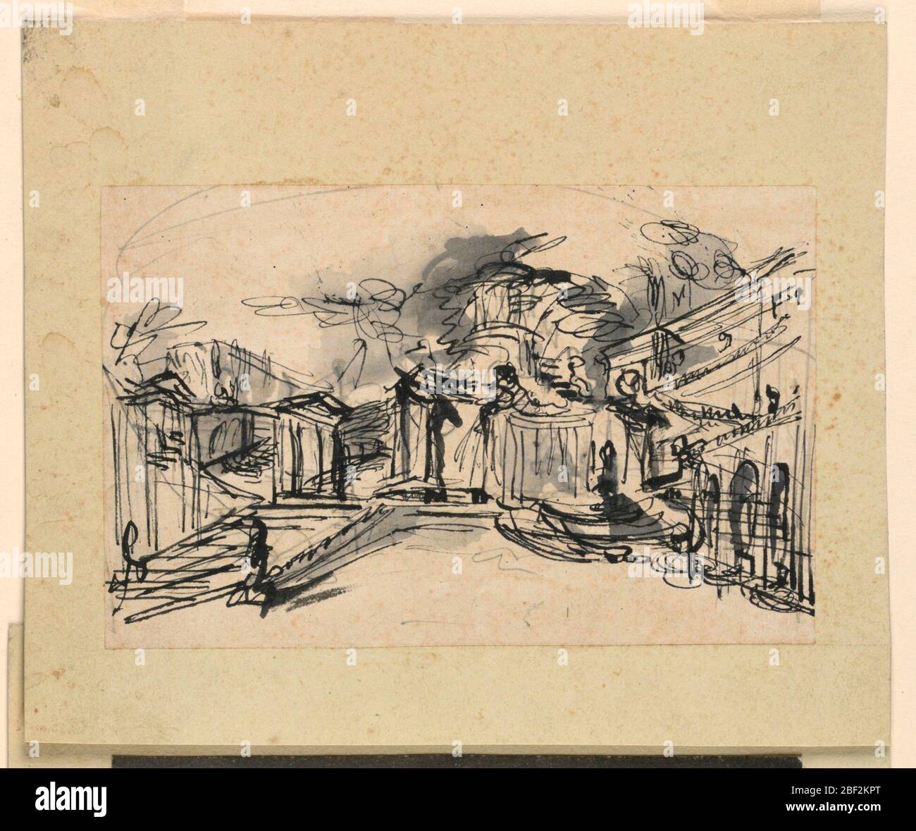 Architectural drawing showing detailed hi-res stock photography and ...