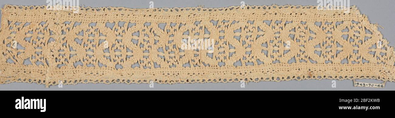 Band. Design of horizontal bands of two geometric patterns used ...