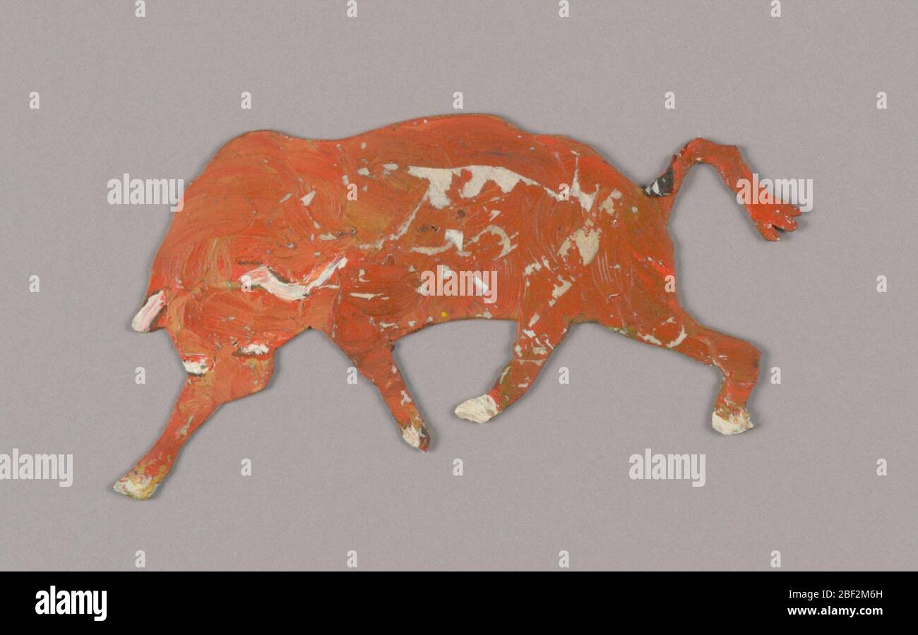 Paper doll. Paper doll of a bull Stock Photo - Alamy