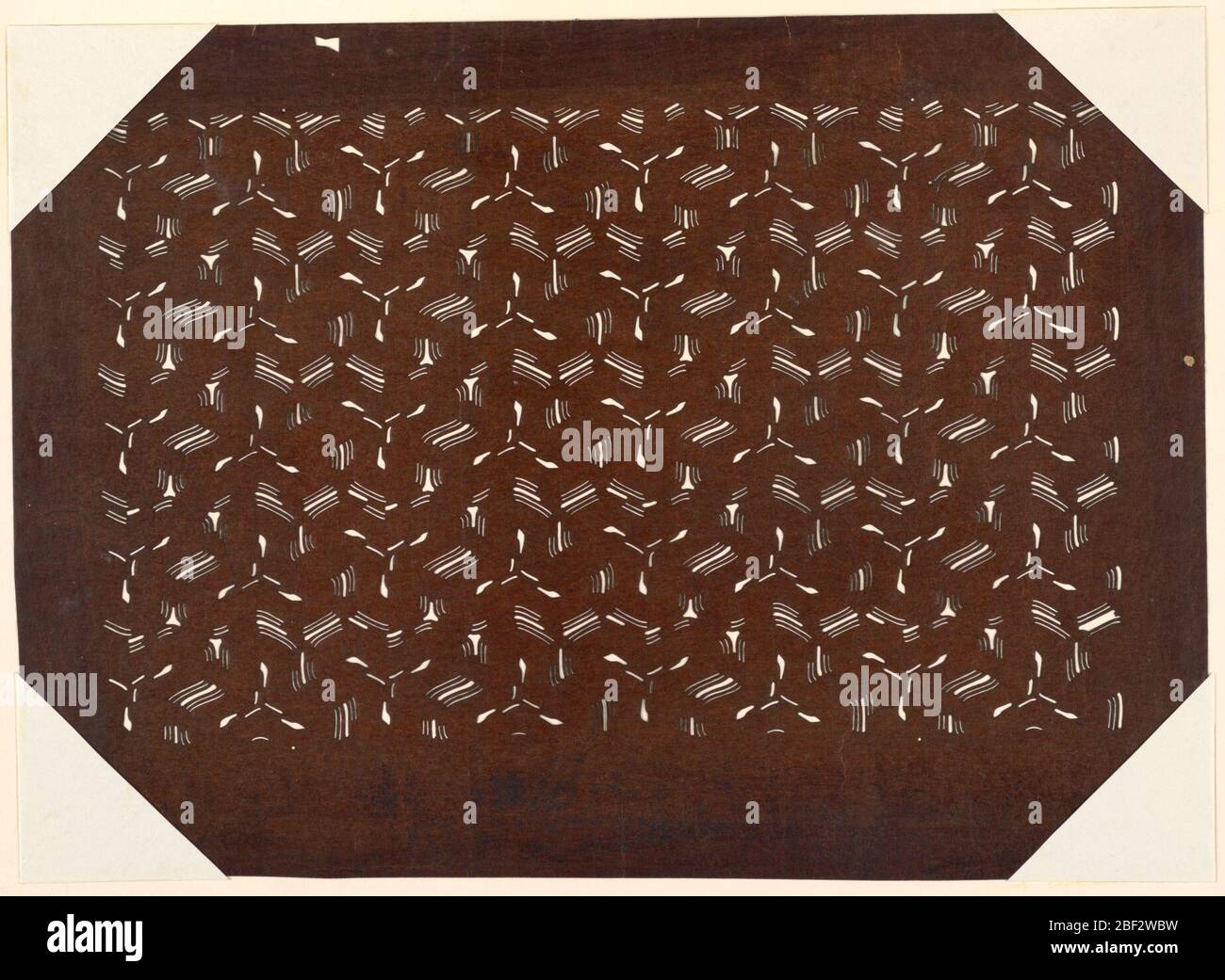 Abstract Hexagons. Multiple wisps of lines carved out form abstract ...