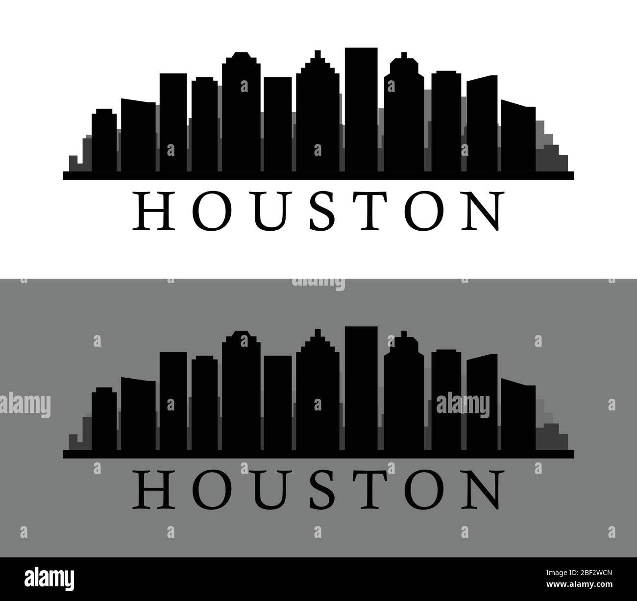 Houston icon illustrated in vector on white background Stock Vector ...