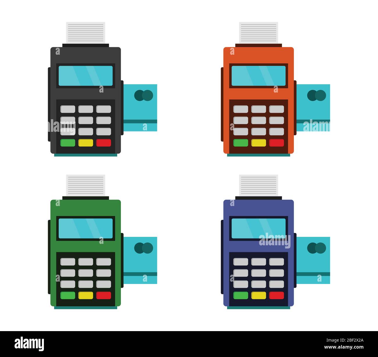 pos icon illustrated in vector on white background Stock Vector Image ...