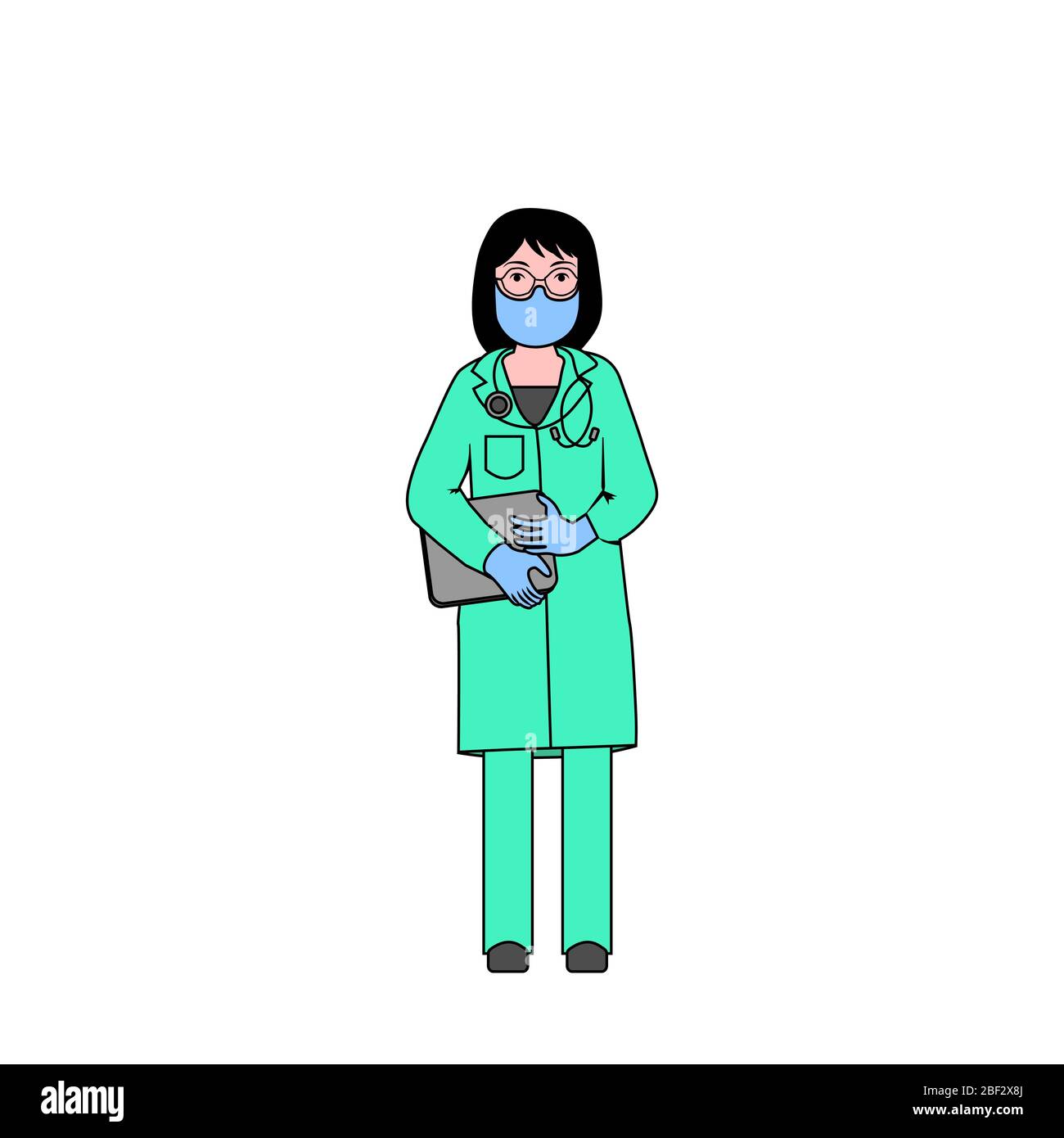 Doctor outline hi-res stock photography and images - Alamy