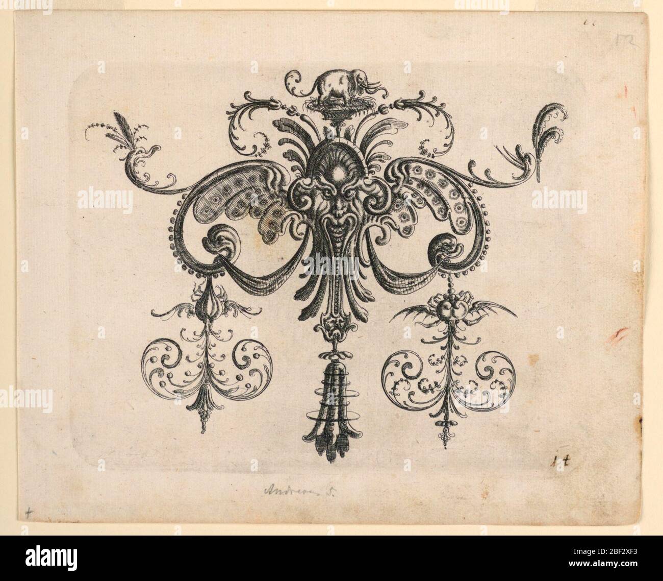 Plate 14 from New Grotteken Buch New Grotesque Book. Ornamental ...