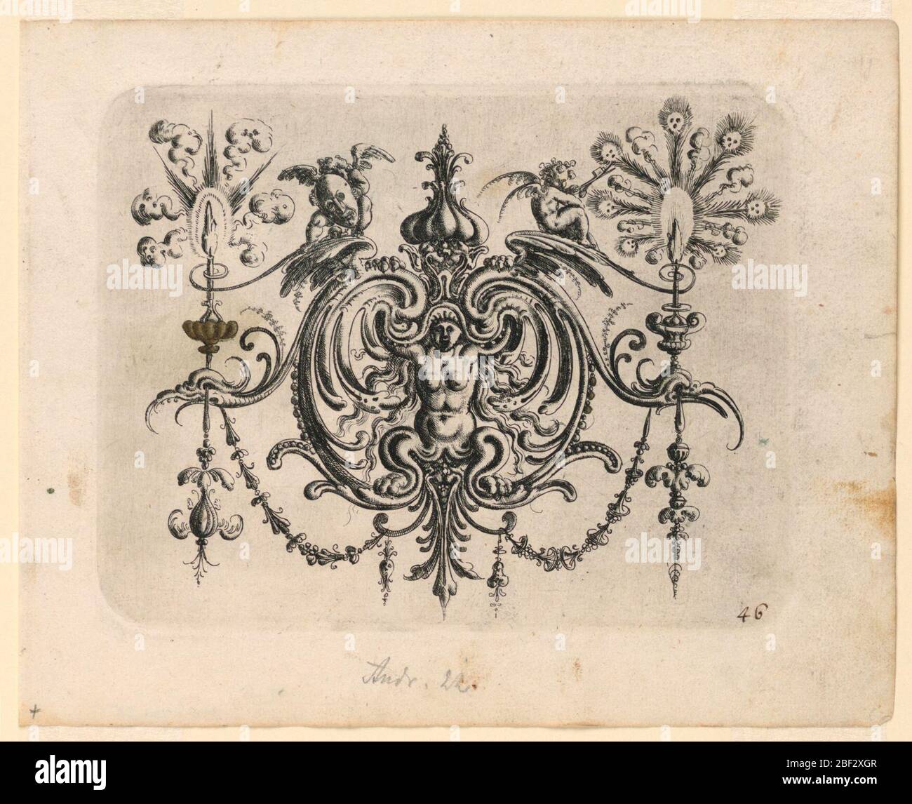 Plate 46 from New Grotteken Buch New Grotesque Book. Ornamental ...