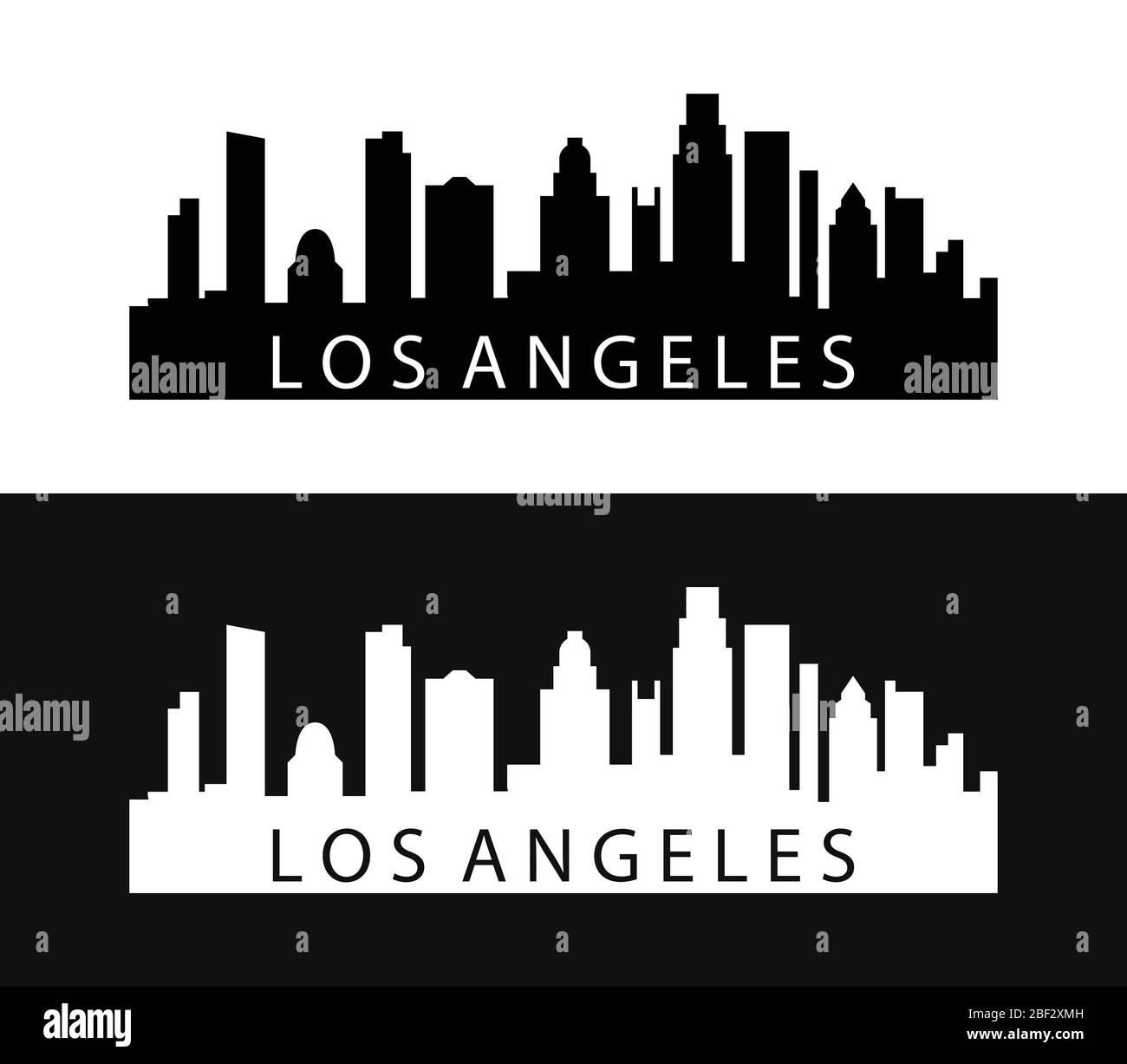 Los Angeles icon illustrated in vector on white background Stock Vector ...