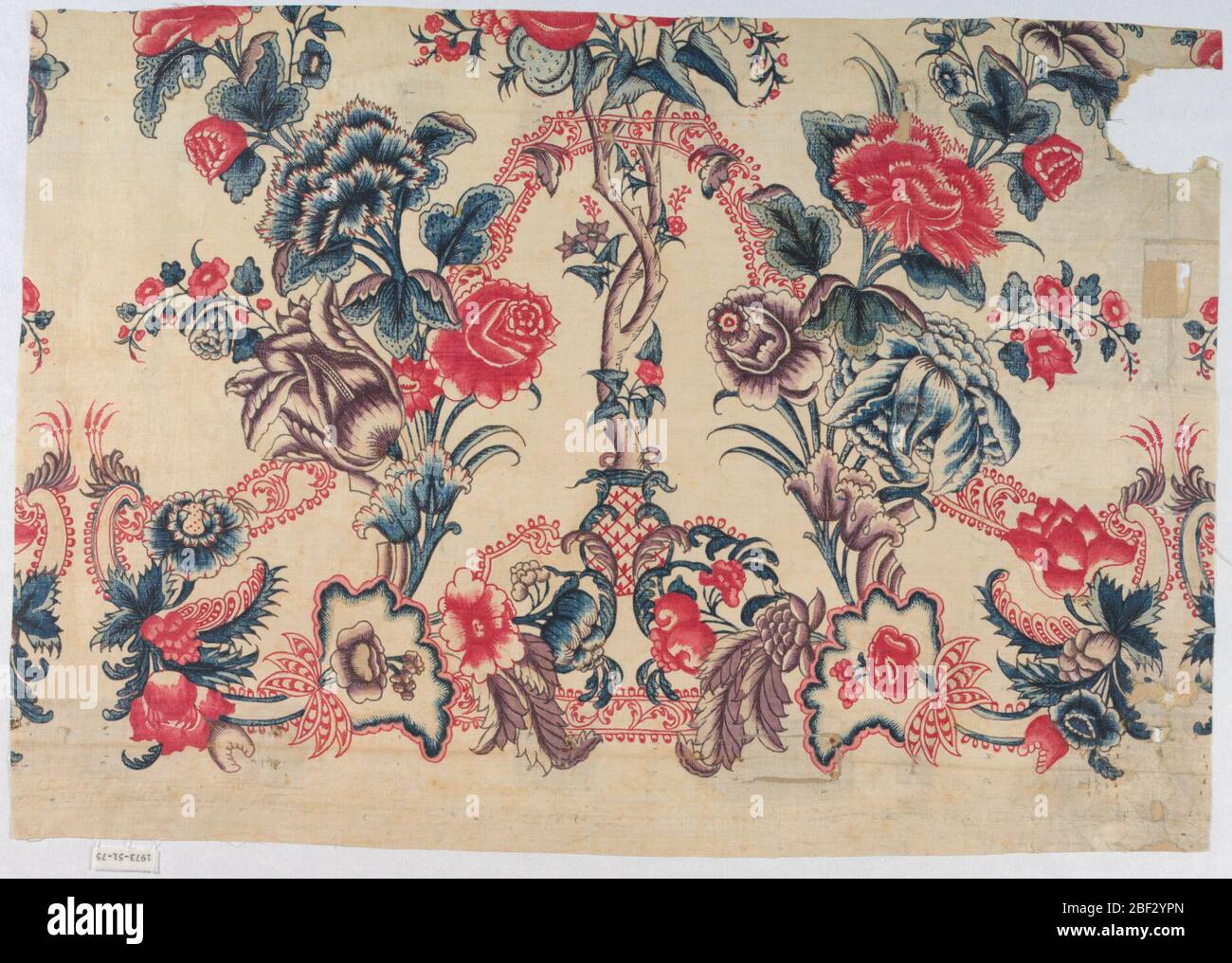 Chintz border. Part of a border with an essentially symmetrical ...