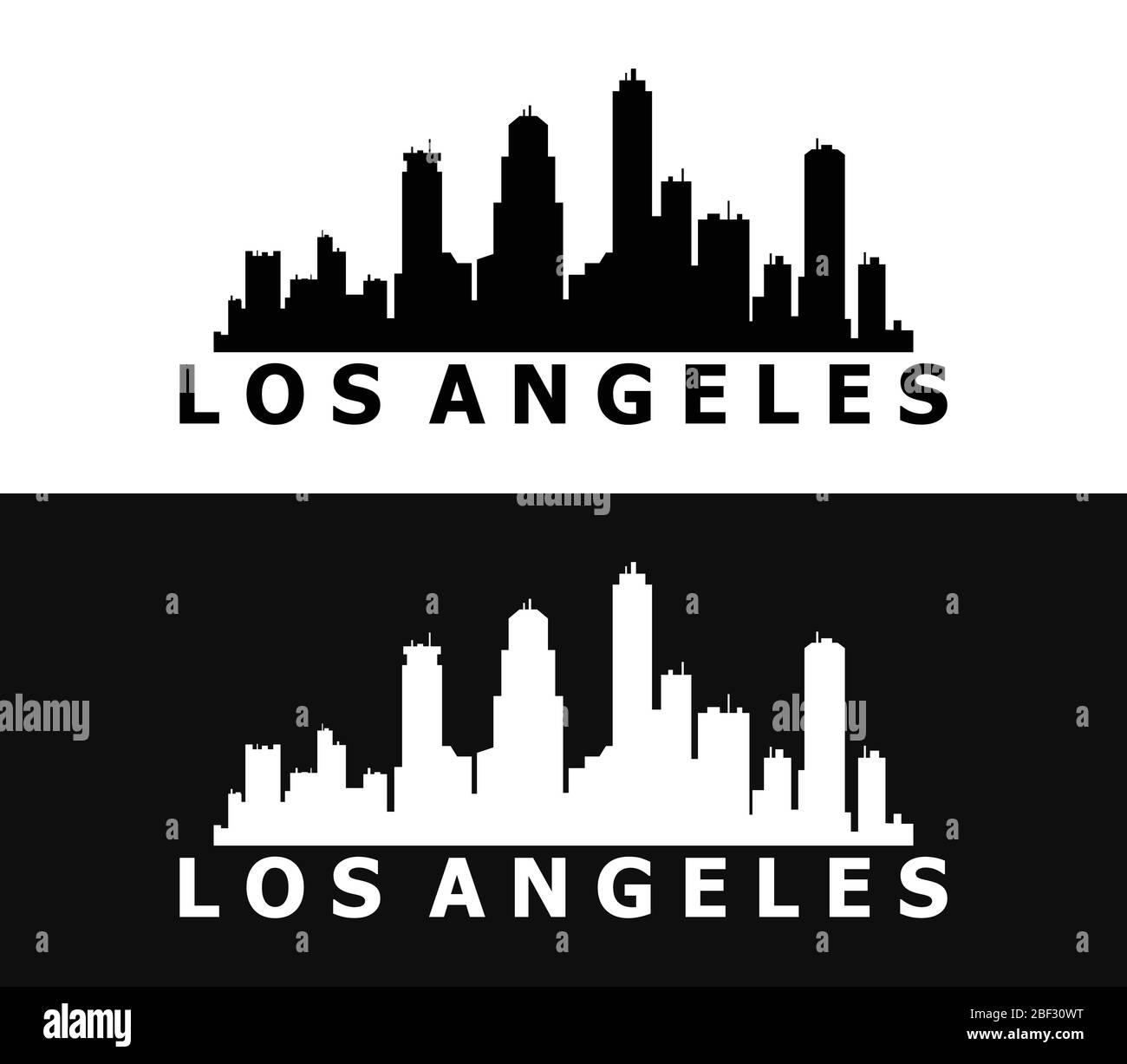 Los Angeles icon illustrated in vector on white background Stock Vector ...