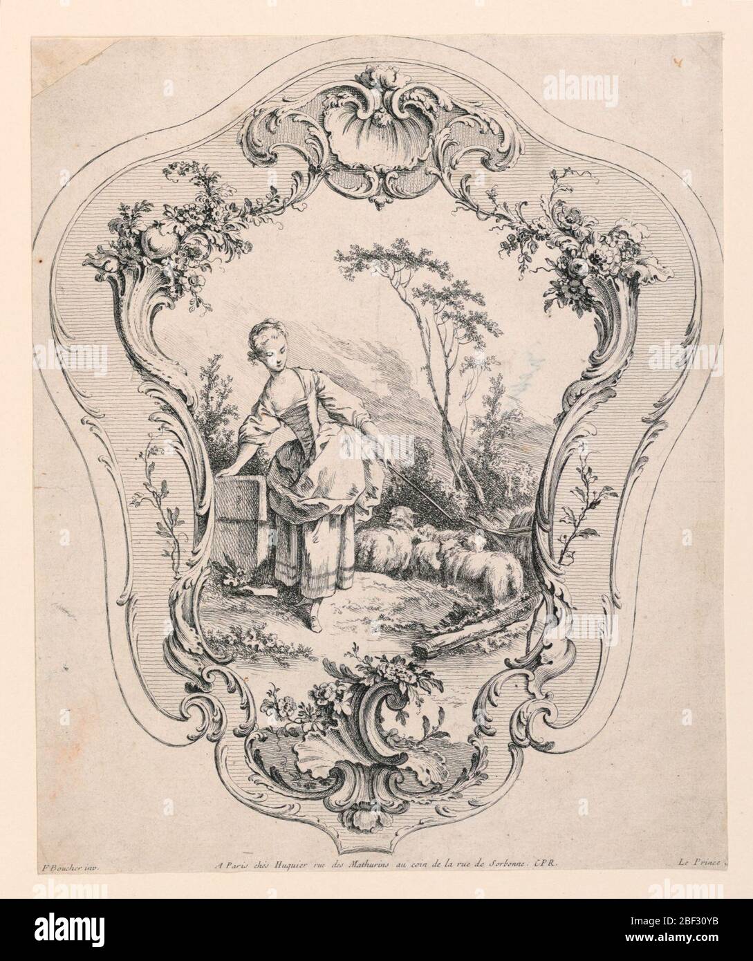 Rocaille frame hi-res stock photography and images - Alamy