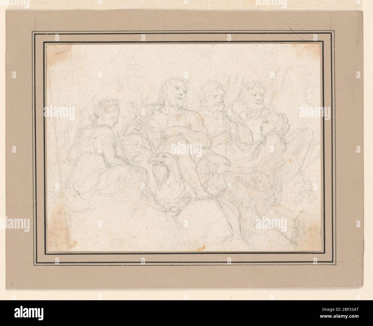 Gods on a Cloudbank. Jupiter, the chief god and ruler of the sky in ...