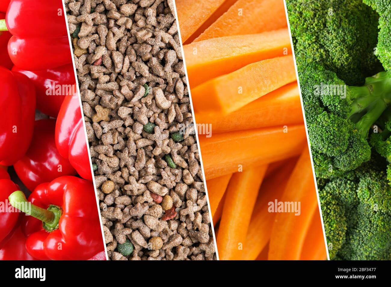 Portion fresh broccoli collage hi-res stock photography and images - Alamy
