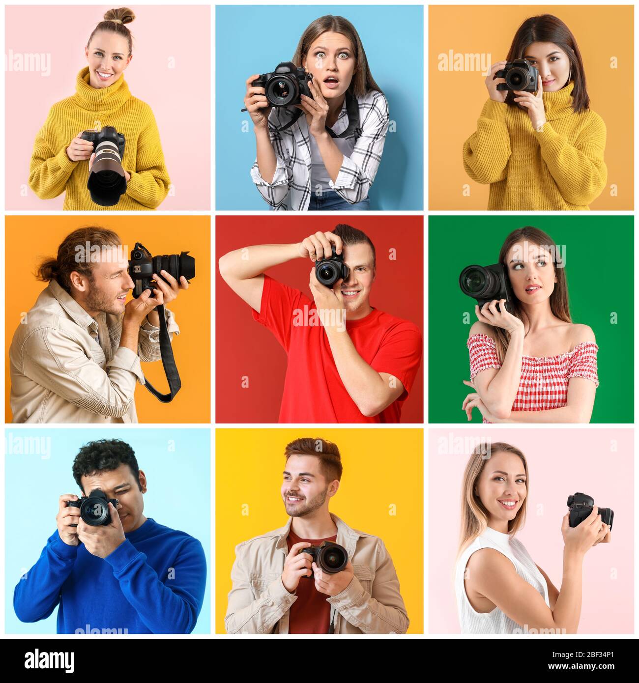 Many photographers taking photos hi-res stock photography and images ...