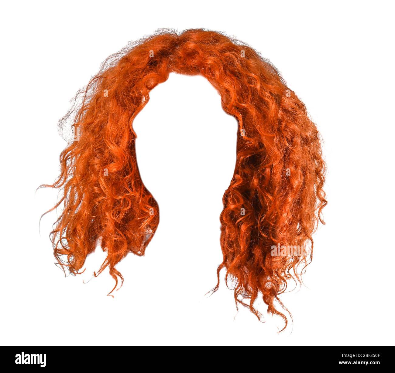 Modern girl long wavy Cut Out Stock Images & Pictures - Alamy