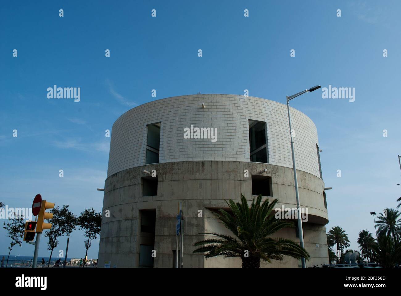 2000s Architecture Concrete Reinforced Round Circular Meteorology ...