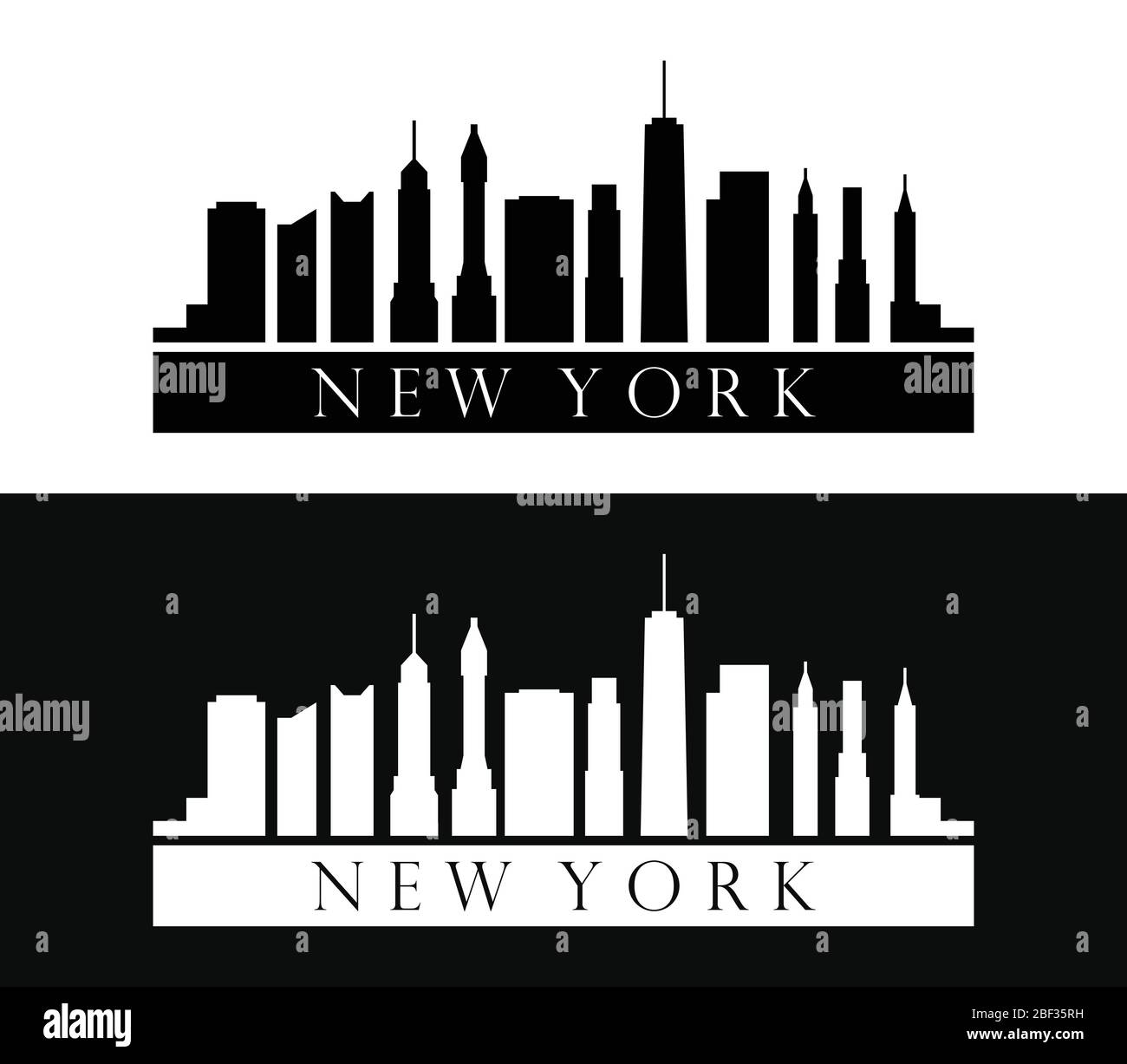 New York icon illustrated in vector on white background Stock Vector ...