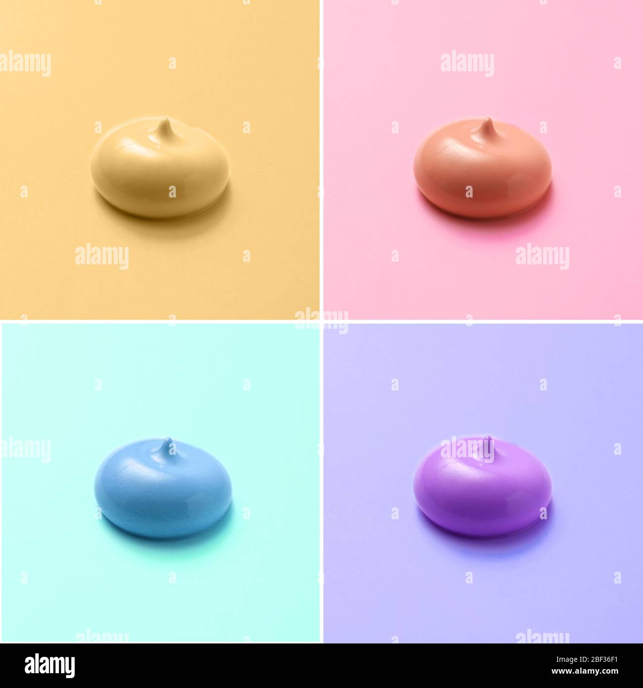 Samples cosmetic cream on hi-res stock photography and images - Alamy