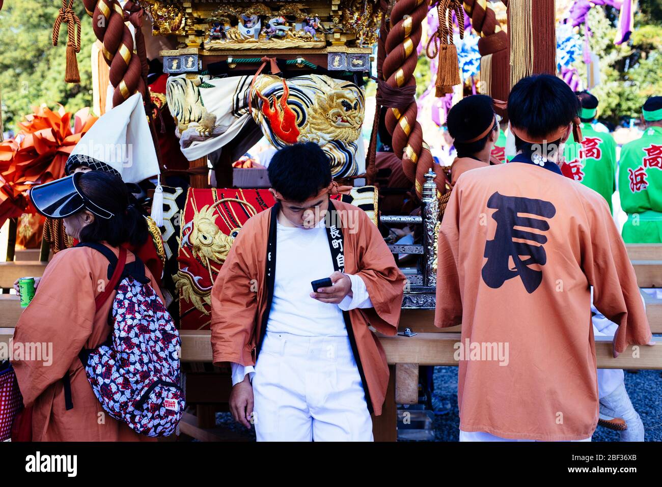 Japanese yatai festival in Himeji, Japan Stock Photo - Alamy