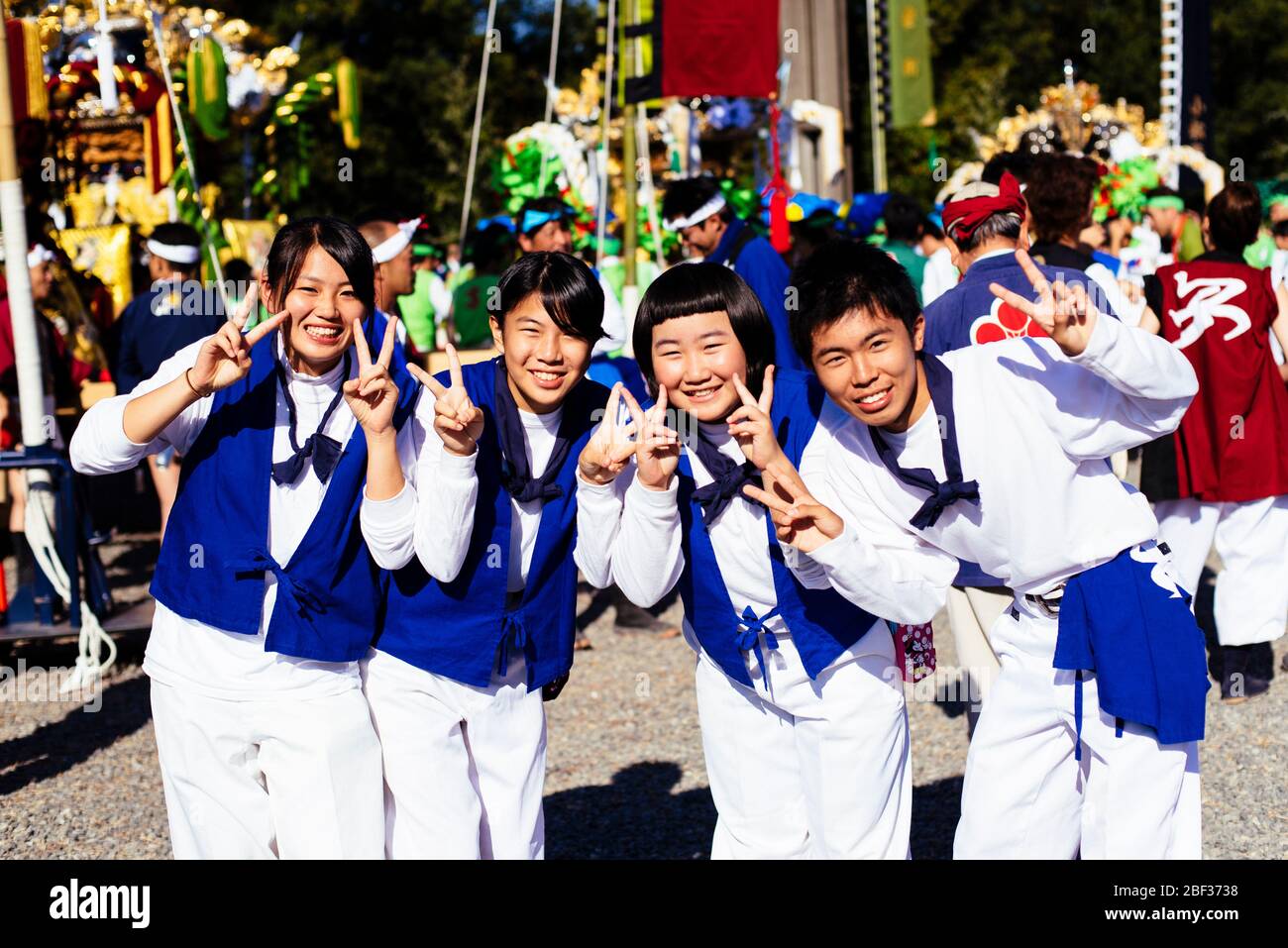 Japanese yatai festival in Himeji, Japan Stock Photo - Alamy