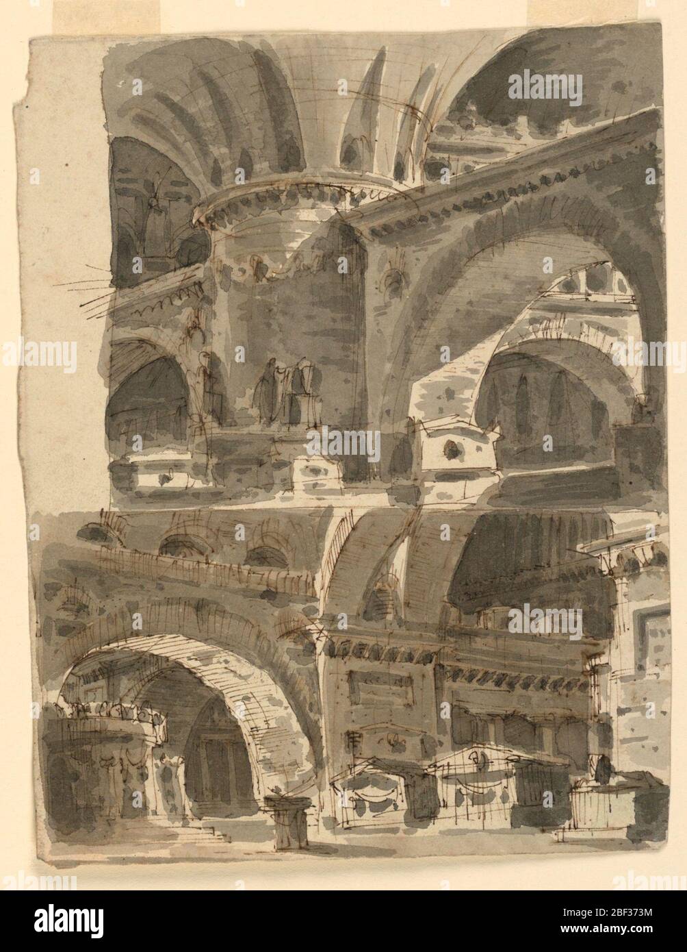 Two Stage Designs Interiors of Antique Buildings. Vertical rectangle ...