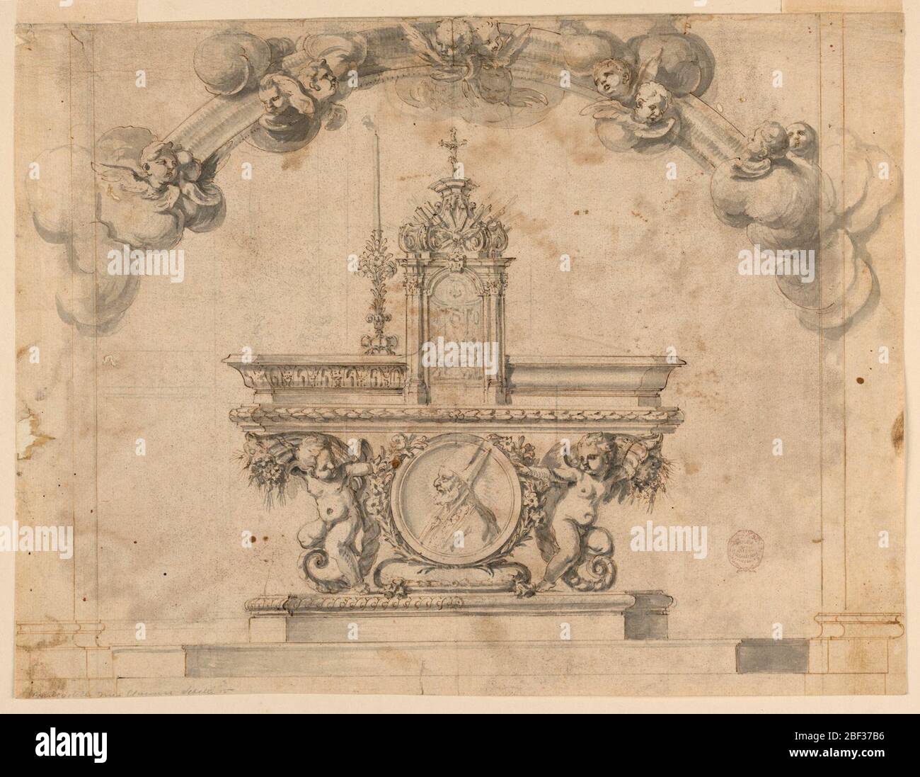 Putti with cornucopia hi-res stock photography and images - Alamy