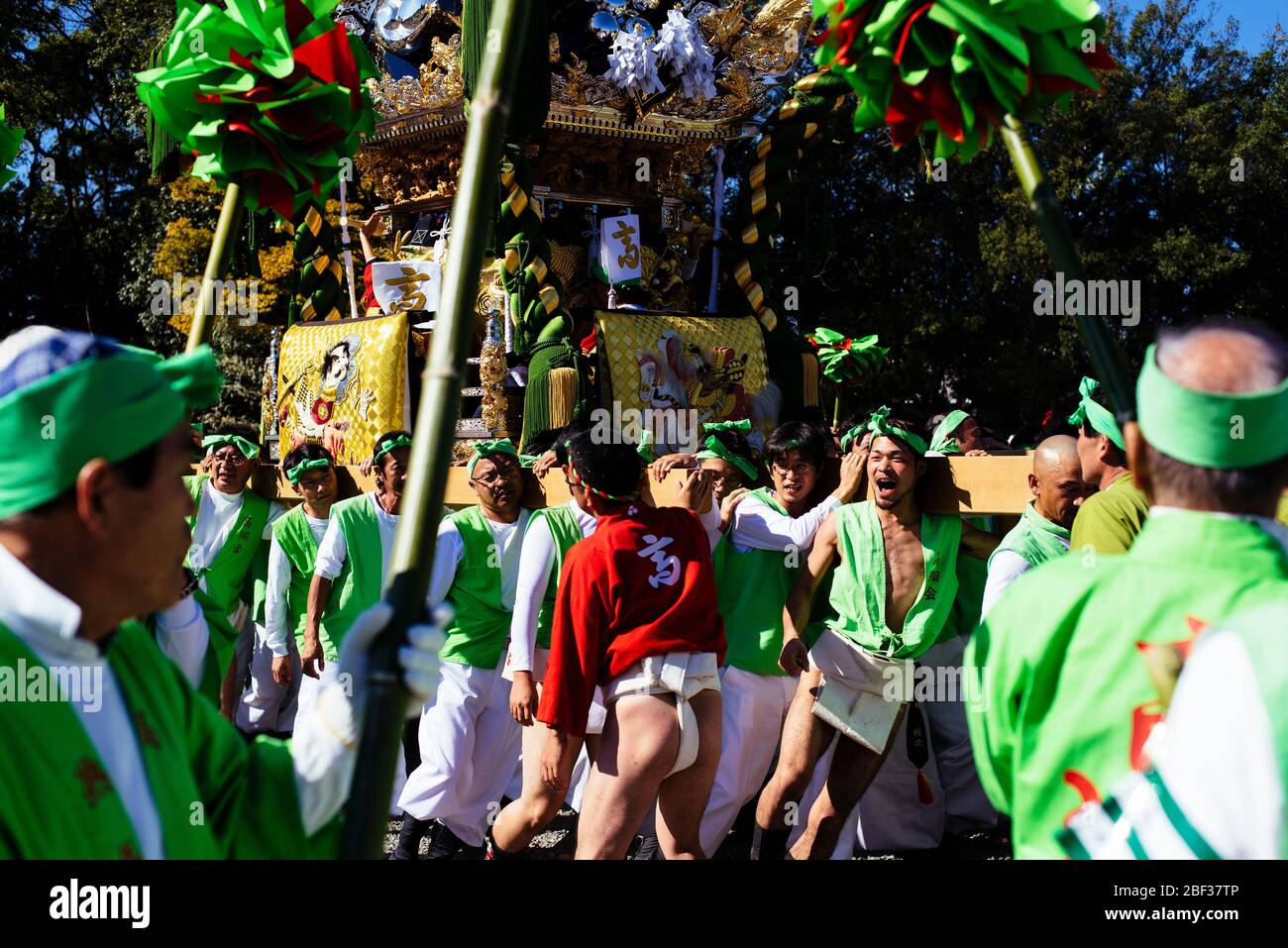 Japanese yatai festival in Himeji, Japan Stock Photo - Alamy
