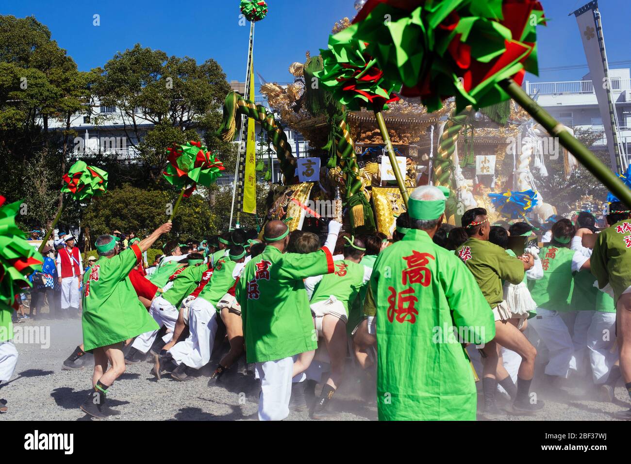 Japanese yatai festival in Himeji, Japan Stock Photo - Alamy