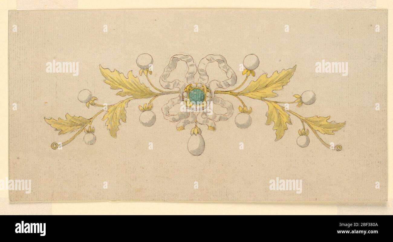 Design for a Coronet. Horizontal rectangle. Design for a small crown or ...