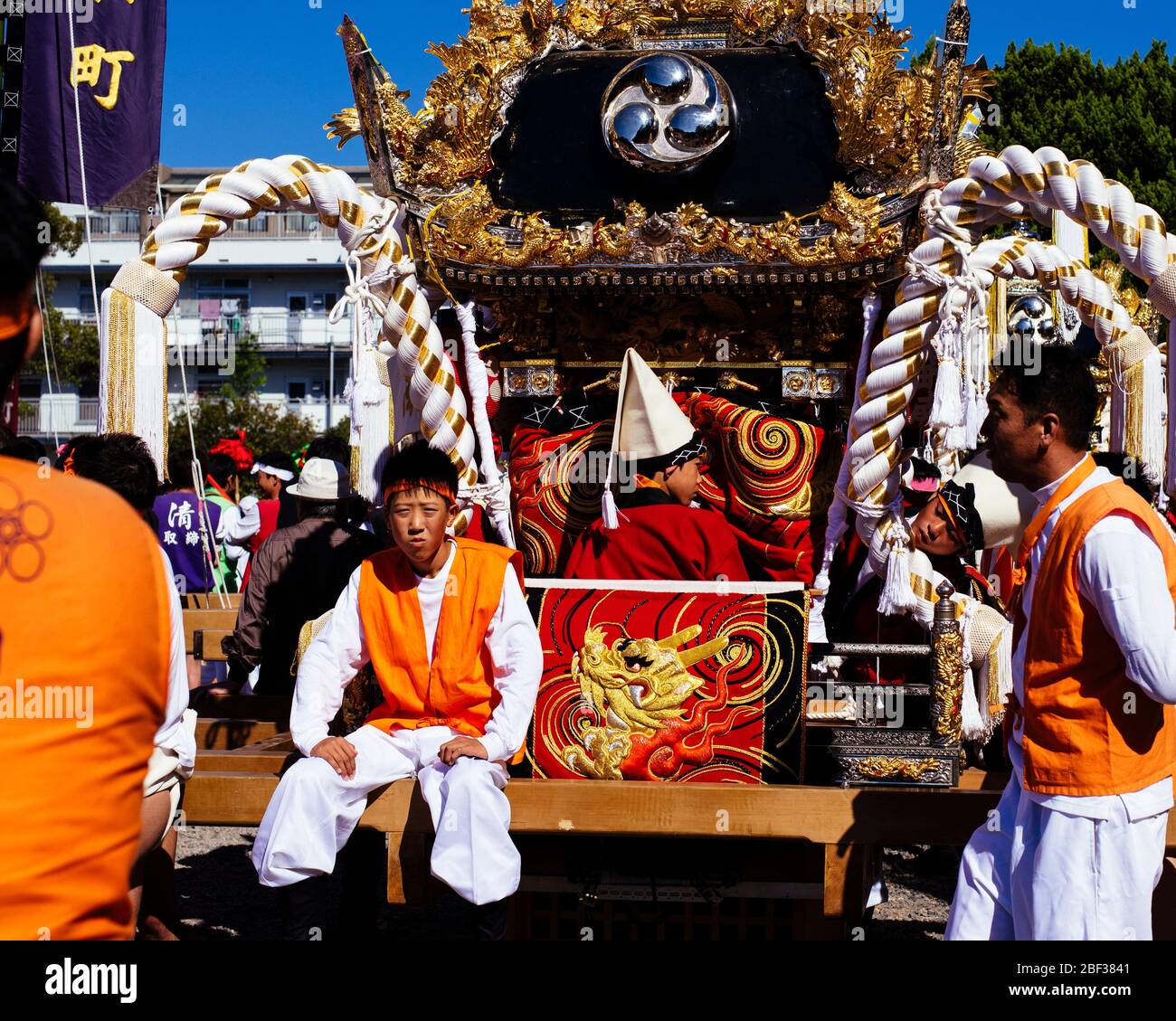Japanese yatai festival in Himeji, Japan Stock Photo - Alamy