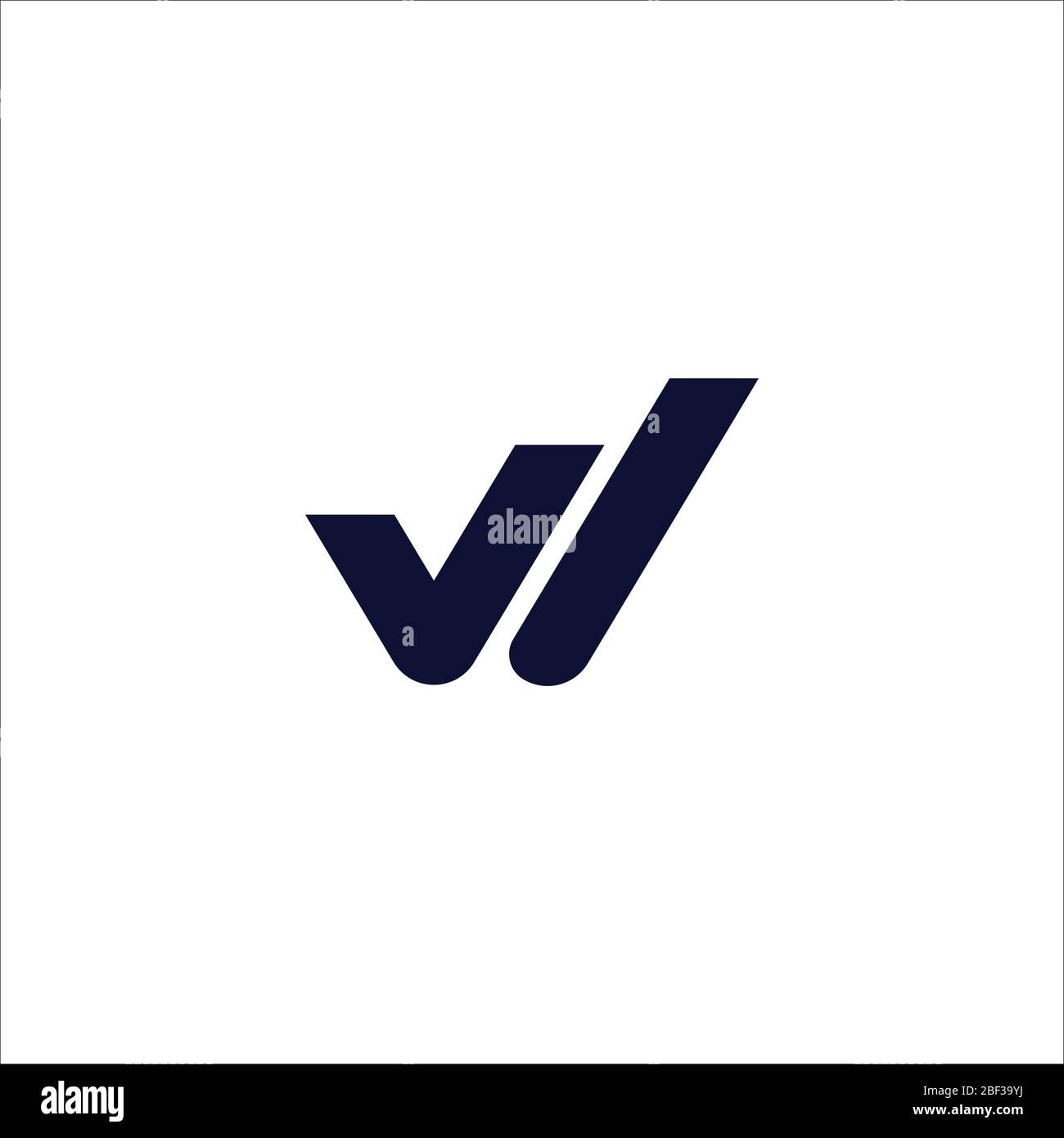 Initial letter w logo vector design template Stock Vector Image & Art ...