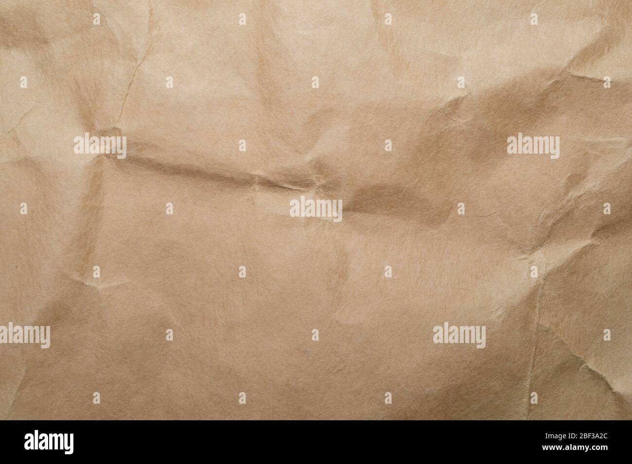 Crumpled parchment. packing paper texture. uneven carton background ...