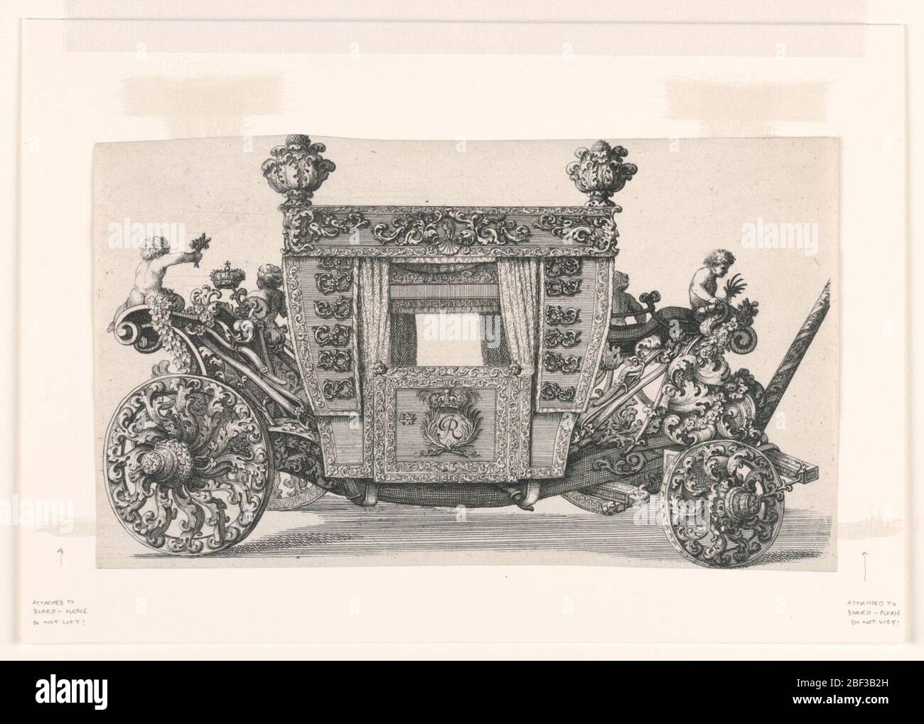 Side view of the Second Carriage of Lord Castelmaine built in 1686 by ...