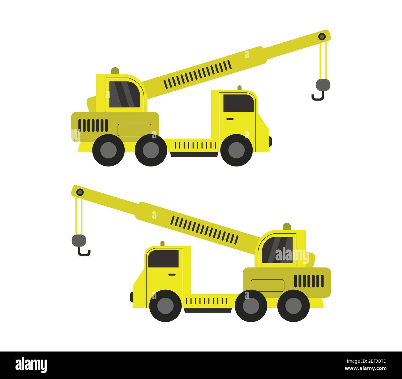 crane icon illustrated in vector on white background Stock Vector Image ...