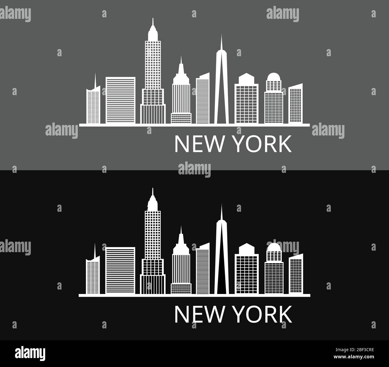 New York icon illustrated in vector on white background Stock Vector ...