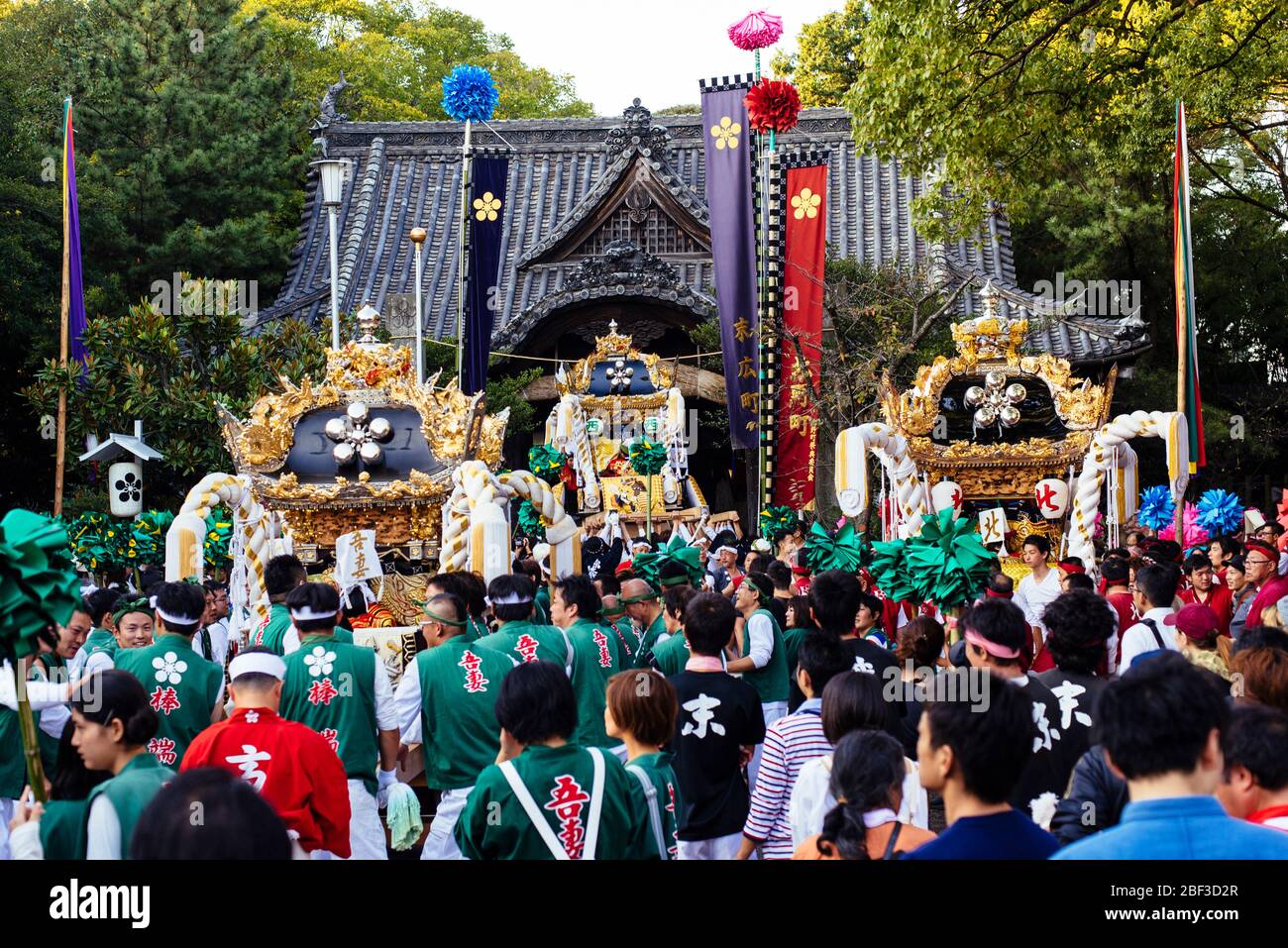 Japanese yatai festival in Himeji, Japan Stock Photo - Alamy