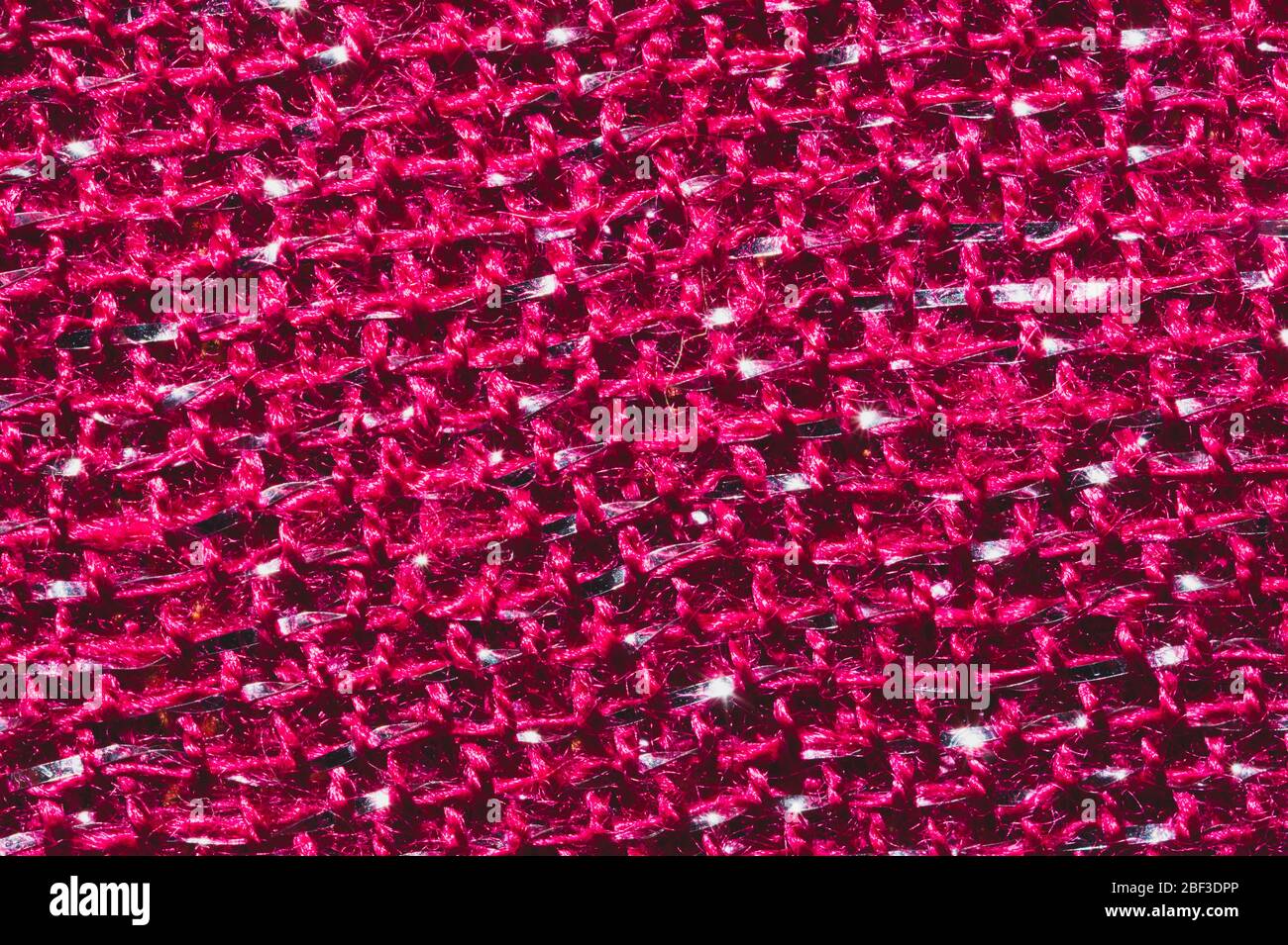 Red fabric texture. knitted textile background. woven material close up ...