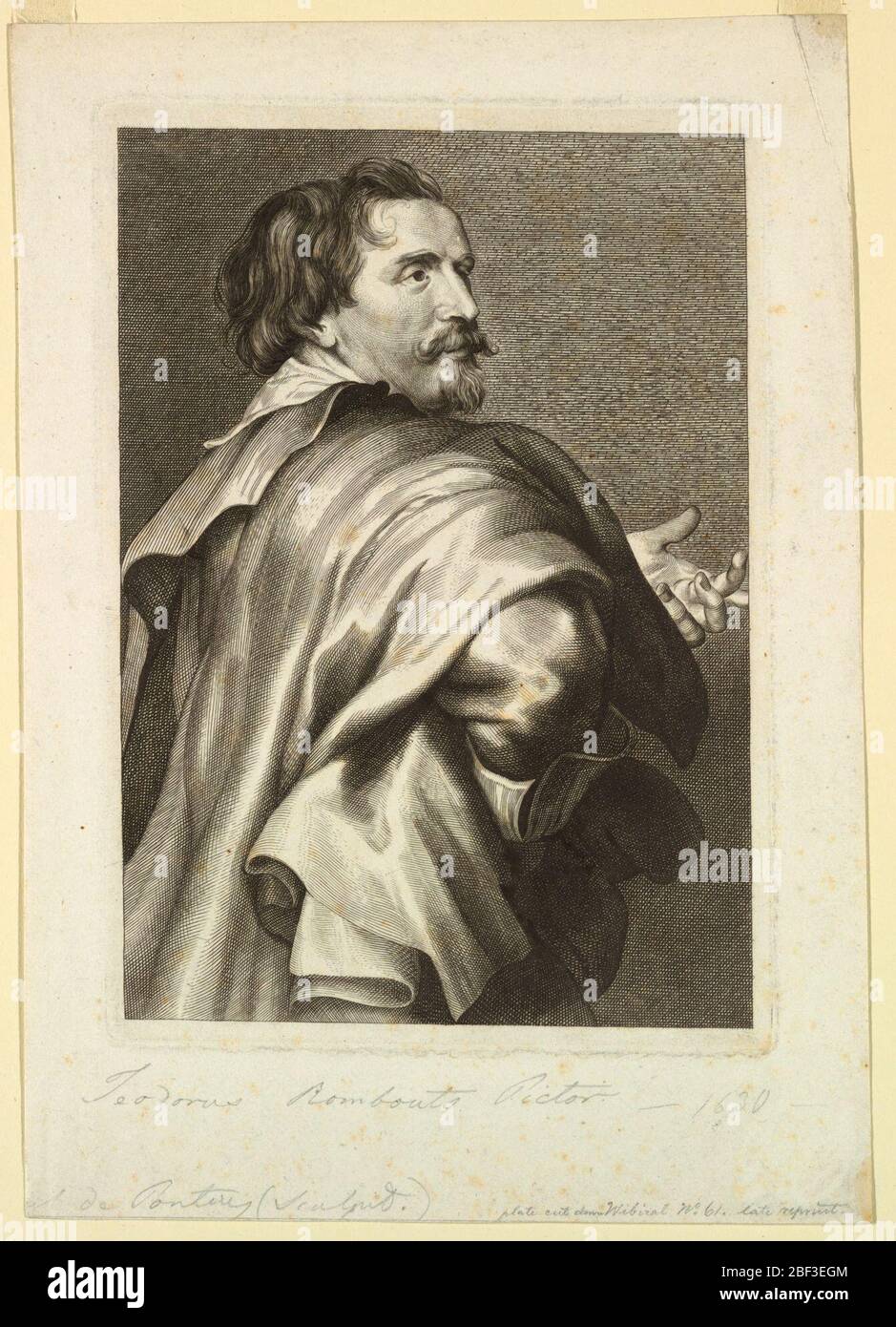 Portrait of Theodoor Rombouts Stock Photo - Alamy