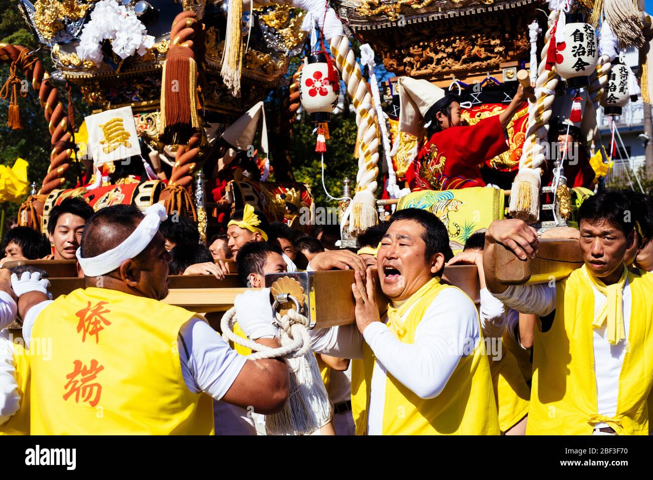 Japanese yatai festival in Himeji, Japan Stock Photo - Alamy