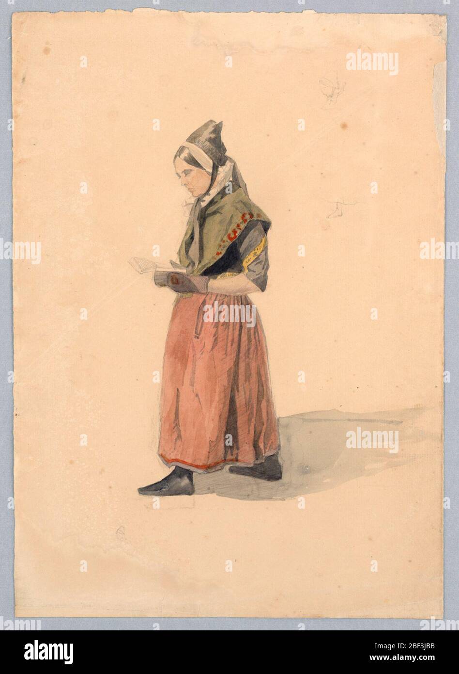 Standing reading figure hi-res stock photography and images - Alamy