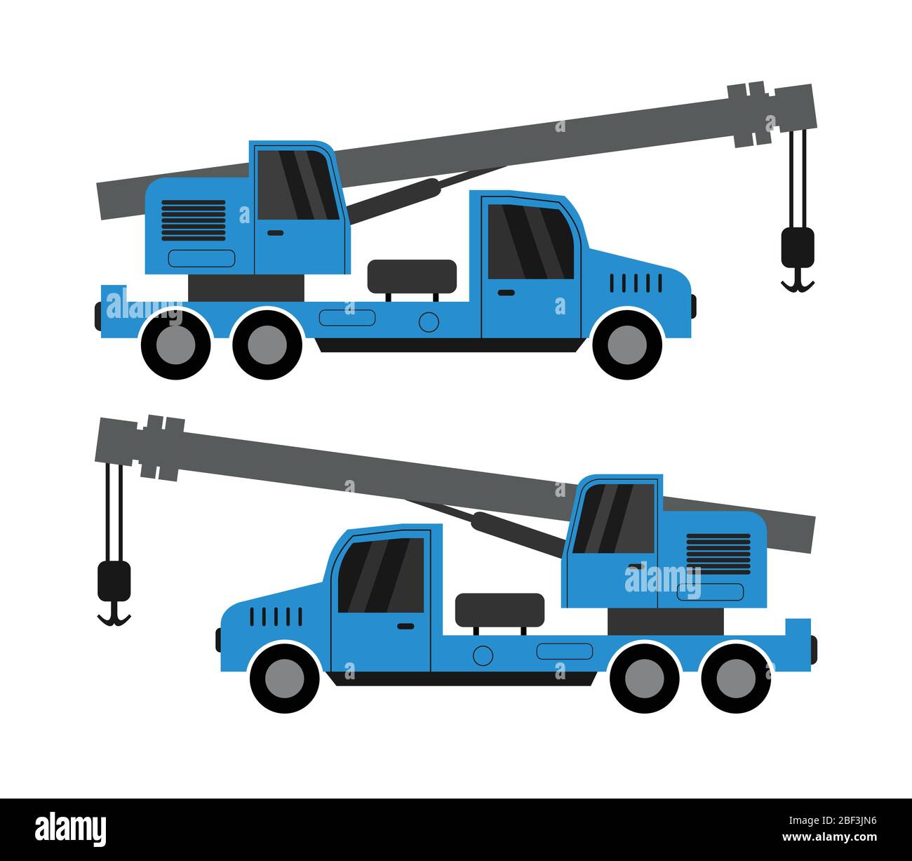 crane icon illustrated in vector on white background Stock Vector Image ...
